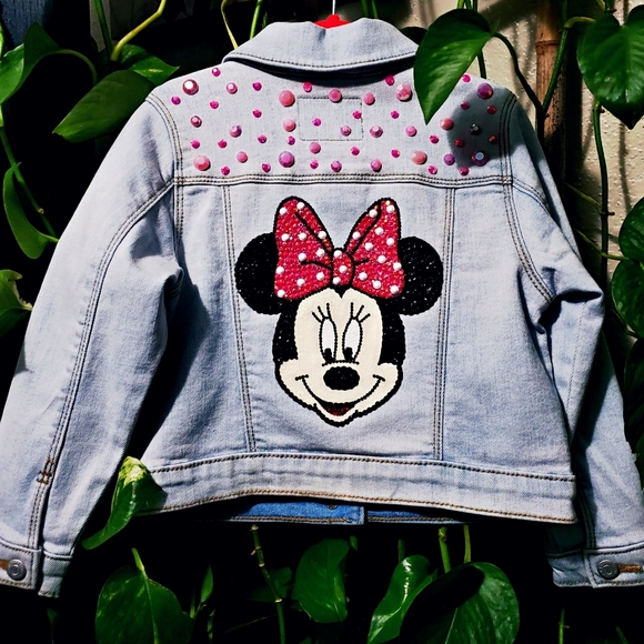 Old Navy | Jackets & Coats | Minnie Mouse Denim Jacket 2t | Poshmark